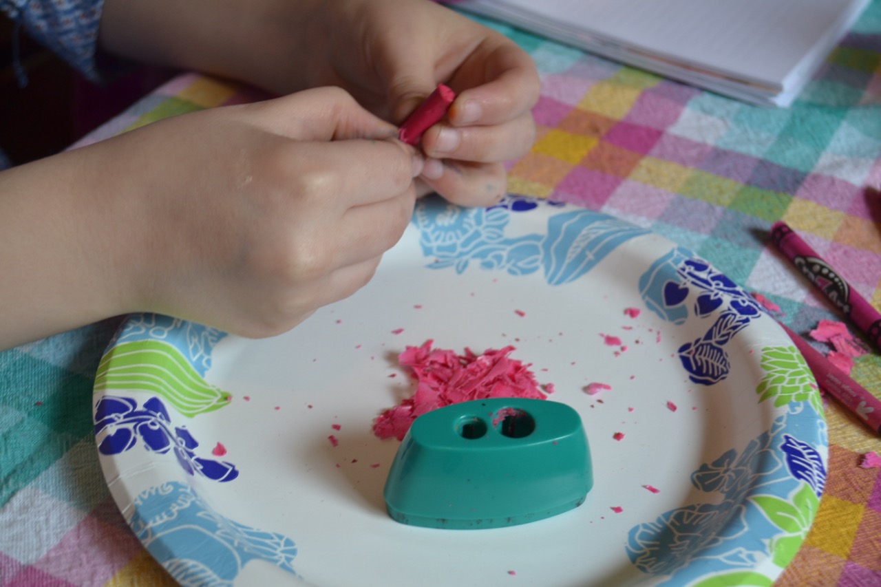 Repurpose Crayons: Make Sun Catchers from Crayon Shavings - Our Family Code