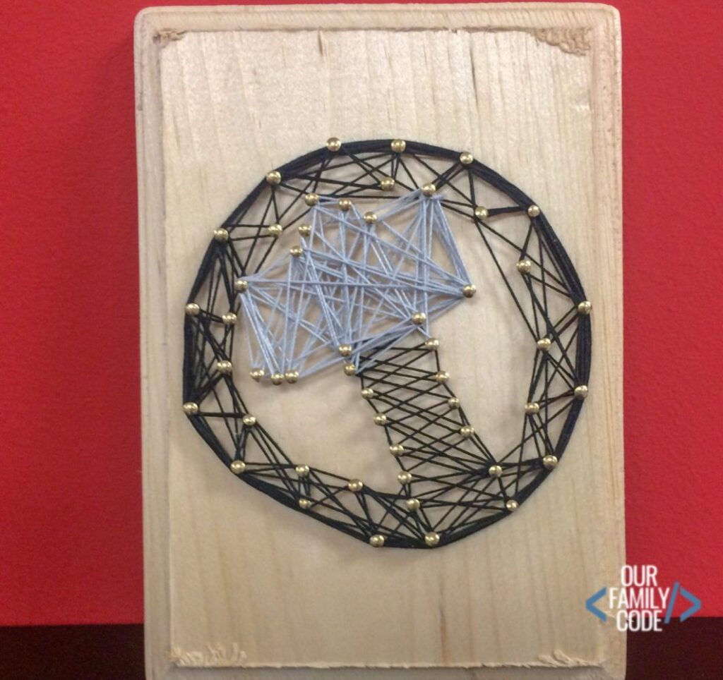 How to Make Superhero String Art in 5 Easy Steps - Our Family Code