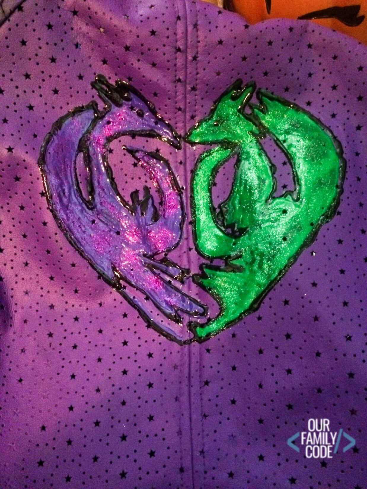Make Your Own Disney Descendants Mal Costume - Our Family Code