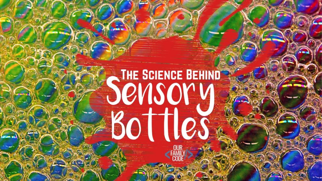 Sensory Bottle Science Density STEAM Activity - Our Family Code