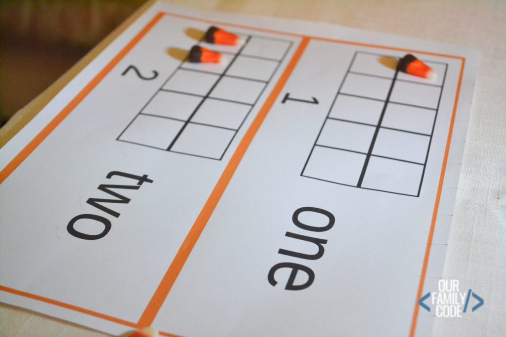 Candy Corn Math: Compose & Decompose the Number 10 - Our Family Code