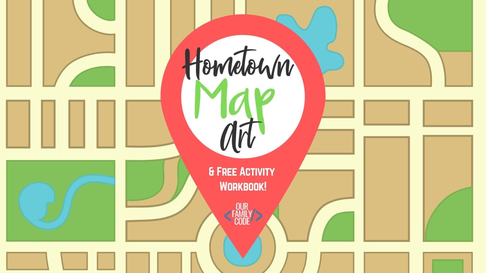 Map Activity for Kids: Local Geography Map Art - Our Family Code