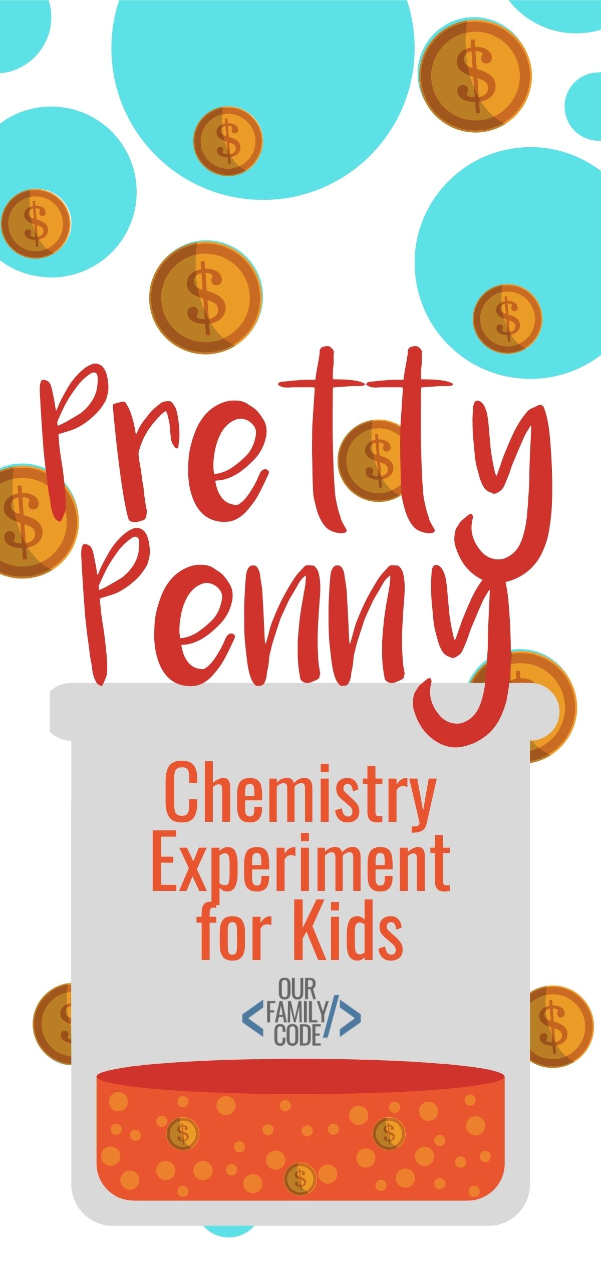 How to Clean Pennies Chemistry Experiment - Our Family Code