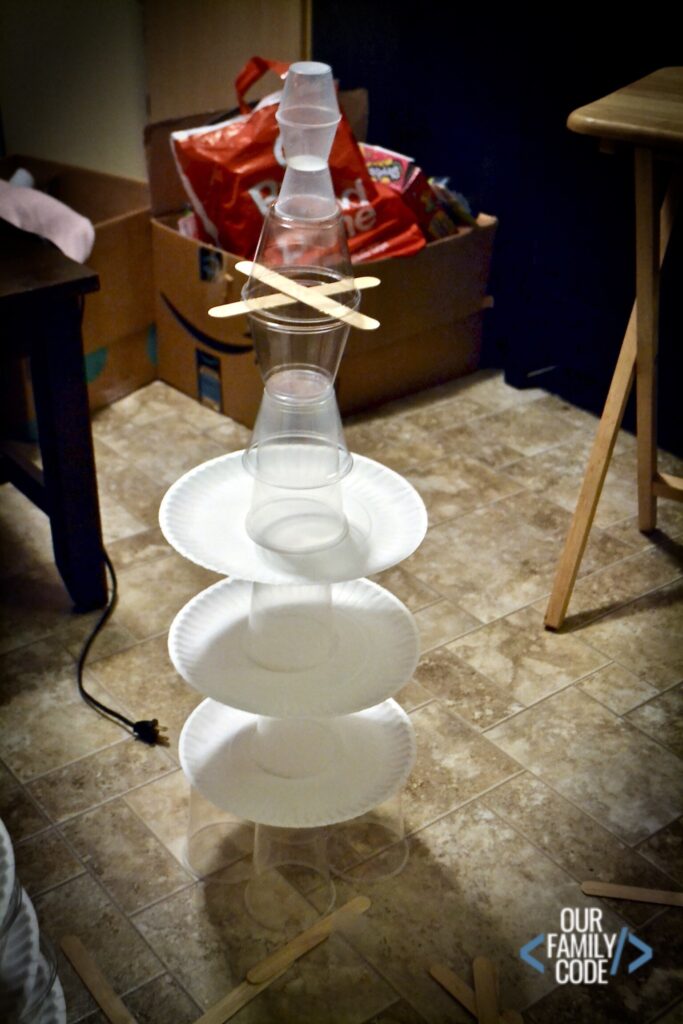 Tallest Tower STEM Challenge with Only Two Materials - Our Family Code