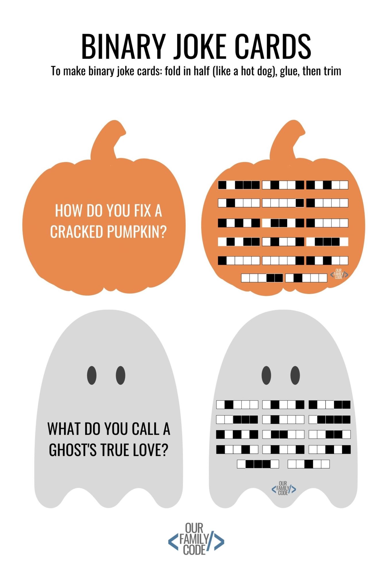 Learn Binary Code: 5-Bit Binary Code Challenge | Our Family Code