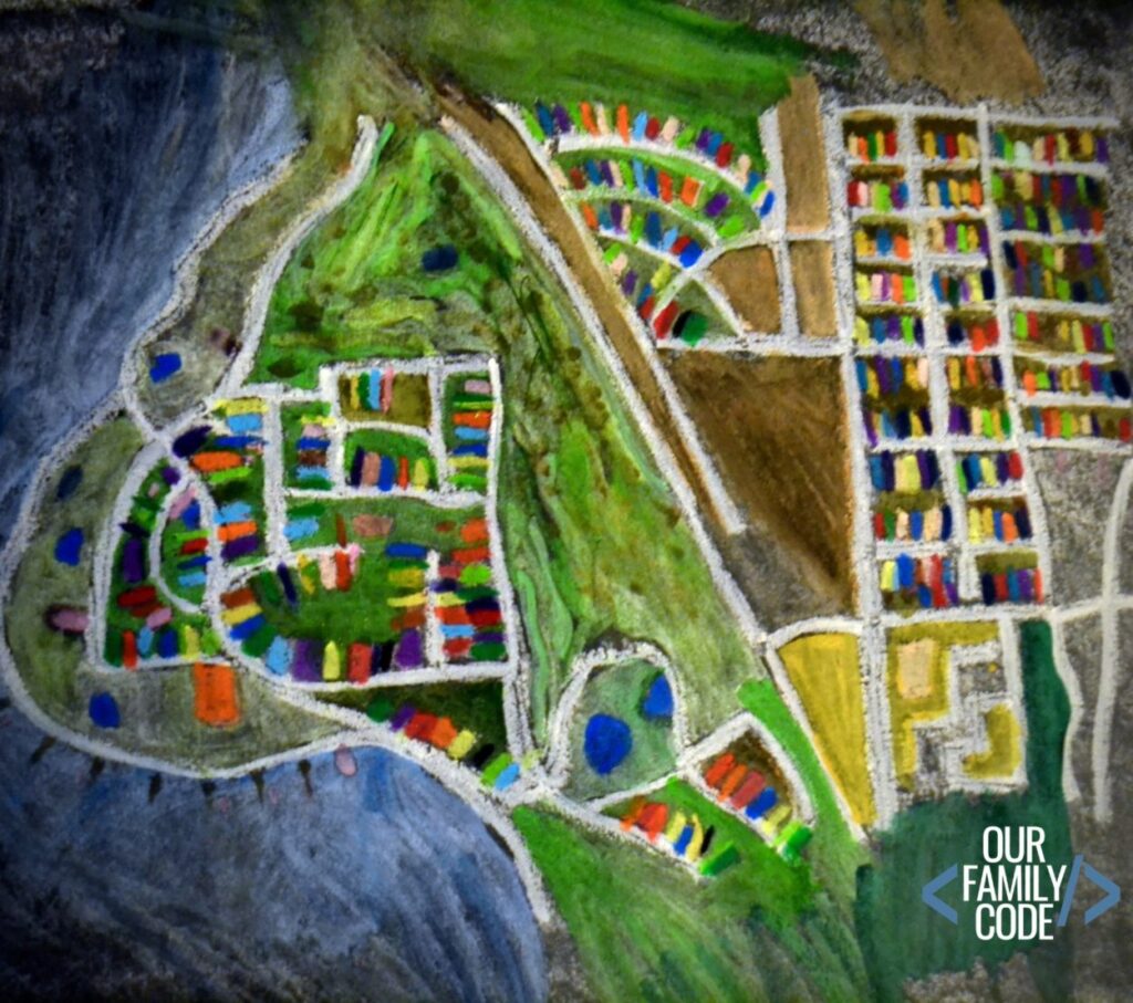 Map Activity for Kids: Local Geography Map Art - Our Family Code