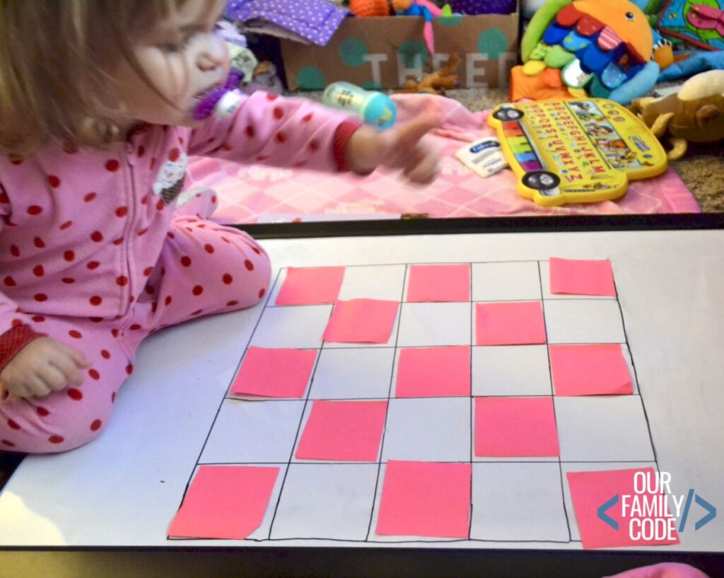 Bitmap Coding Unplugged Coding Activity for Kids | Our Family Code