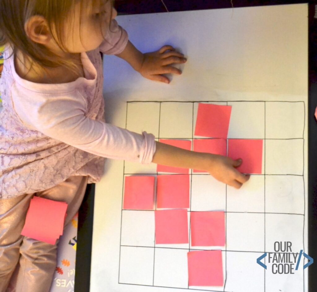 Bitmap Coding Unplugged Coding Activity for Kids | Our Family Code