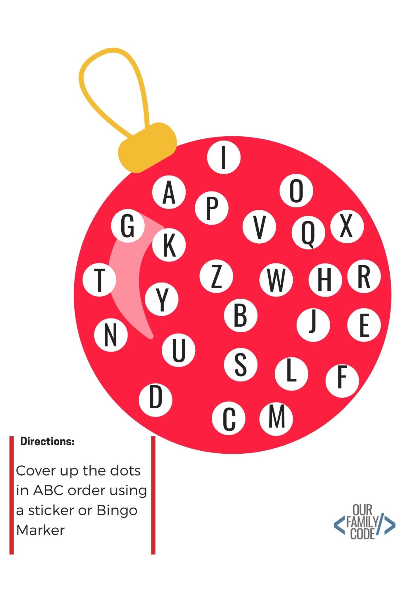 12 Days of Free Christmas Worksheets for Kids! - Our Family Code