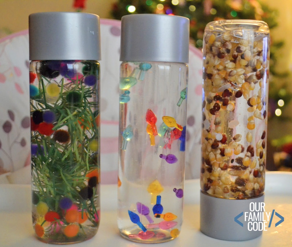 Sensory Bottle Science Density STEAM Activity - Our Family Code