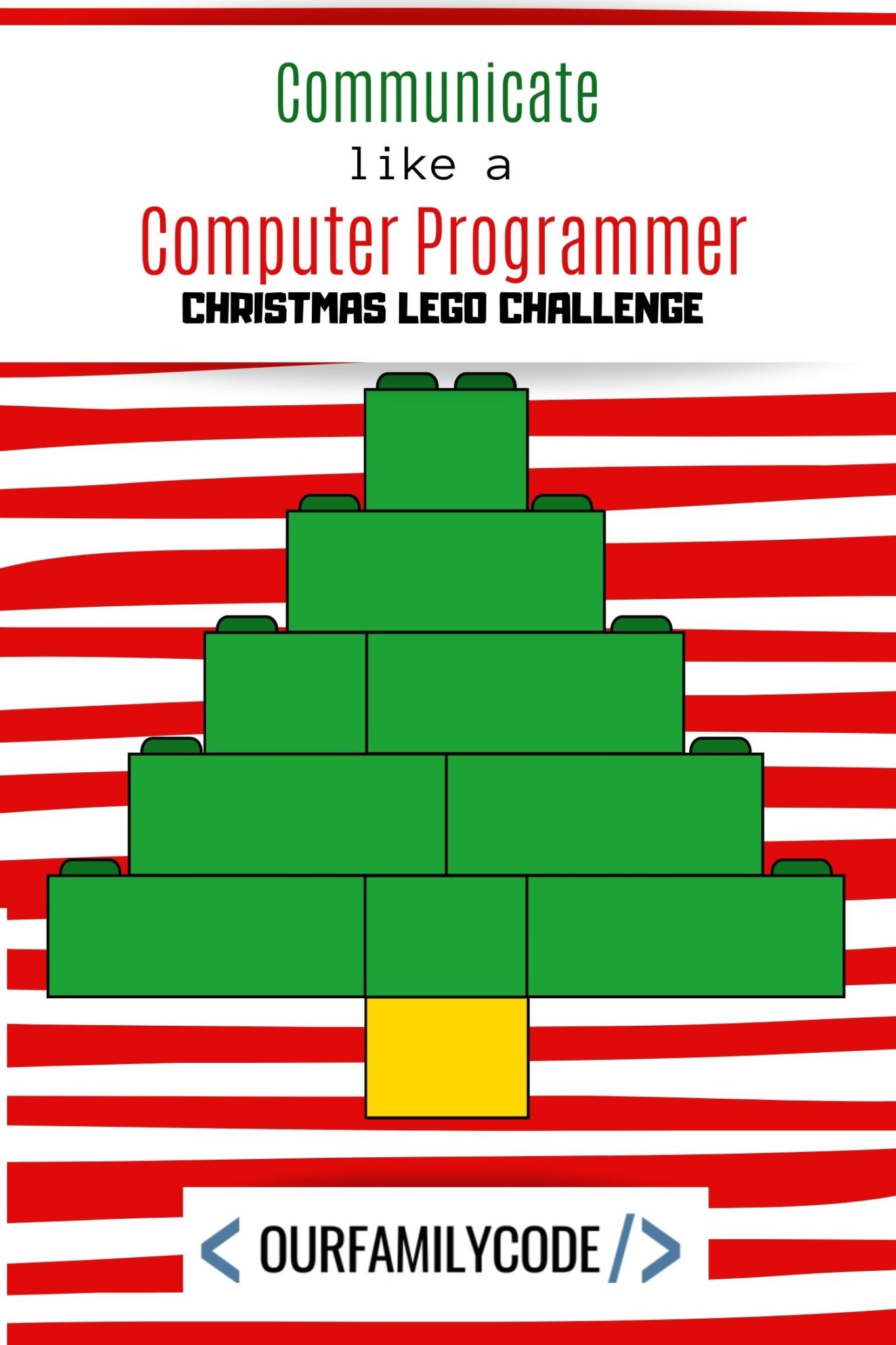 Communicate Like a Programmer with Christmas LEGO Building Cards - Our ...