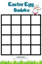 Easter Egg Sudoku Logical Reasoning Puzzle - Our Family Code