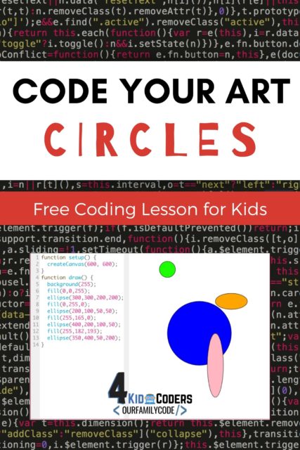 How to Code a Circle with JavaScript - Our Family Code