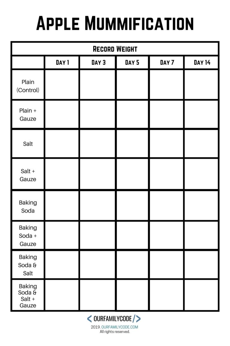 Learn the Science of Mummification with Apple Mummies - Our Family Code