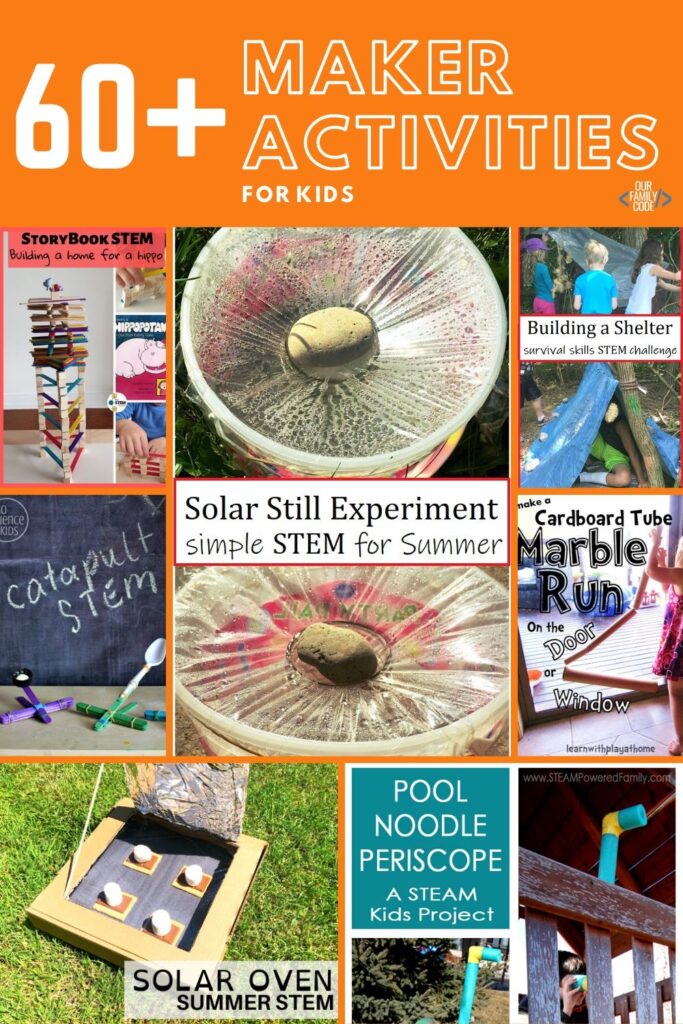 60+ Maker Activities for Kids - STEM Education - Our Family Code