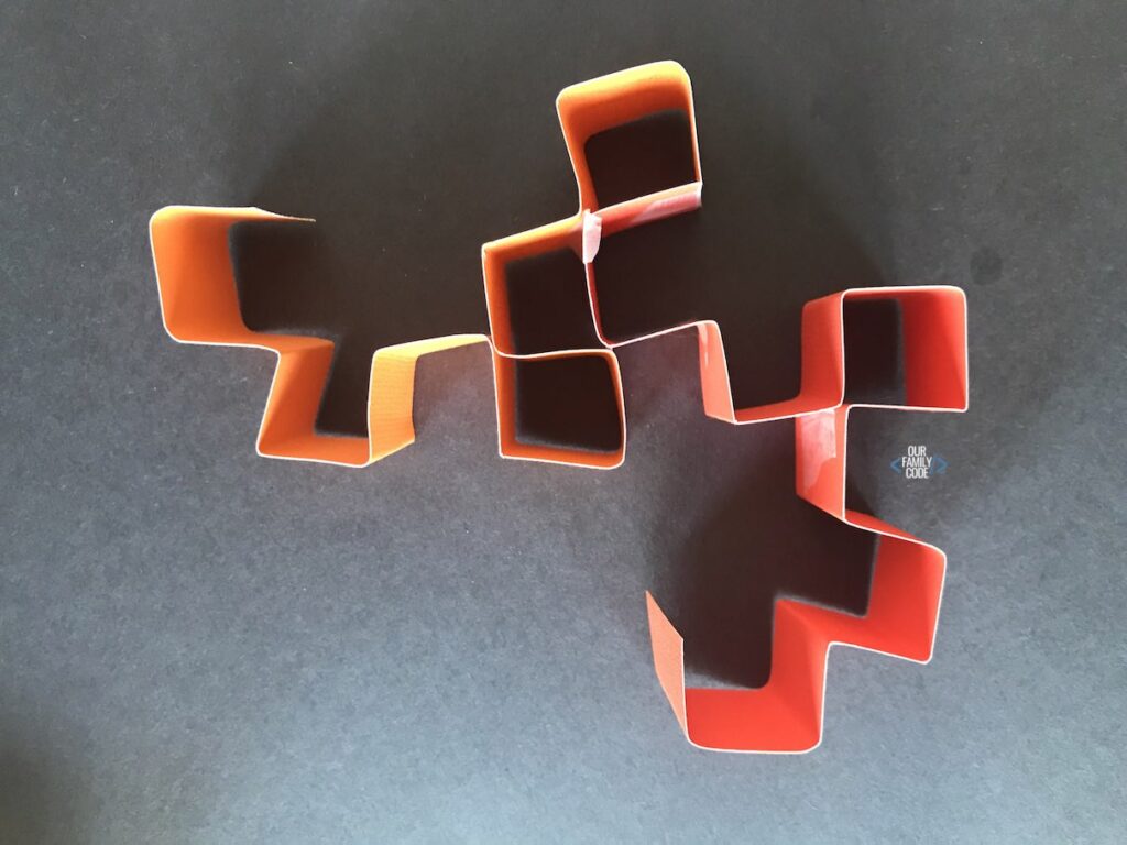 Dragon Curve Fractal Art Math + Art STEAM Activity - Our Family Code