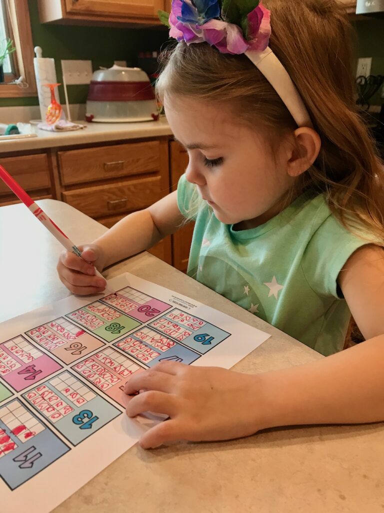 Candy Heart Ten Frames: Valentine's Day Math - Our Family Code