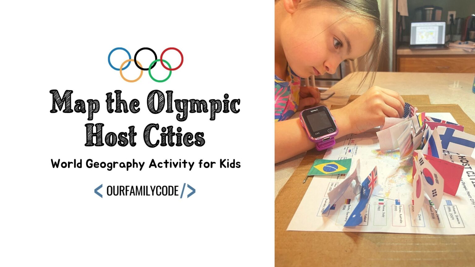 Map the Olympic Host Cities World Geography Activity - Our Family Code